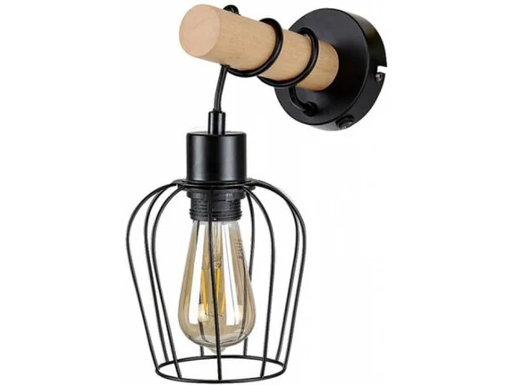 Rabalux Zidna lampa Fabian E27 1x MAX 40W mat crno (5244)
