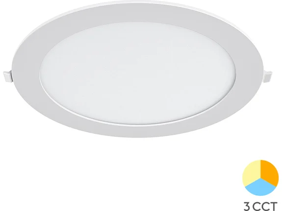 Braytron Led panel Bry SMD CRP 18W RND 8Inc Wht 3In1 BP01-61880