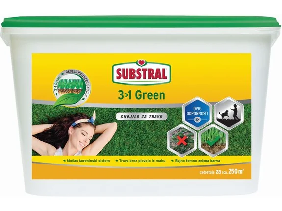 Substral Đubrivo za travu 3 u 1 green, 5 kg