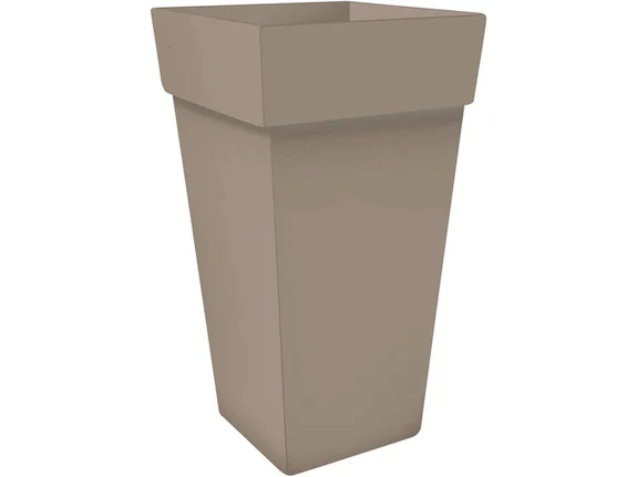 Gardino Saksija Melrose Kvadrat 40X40X50Hc M Moka 30693