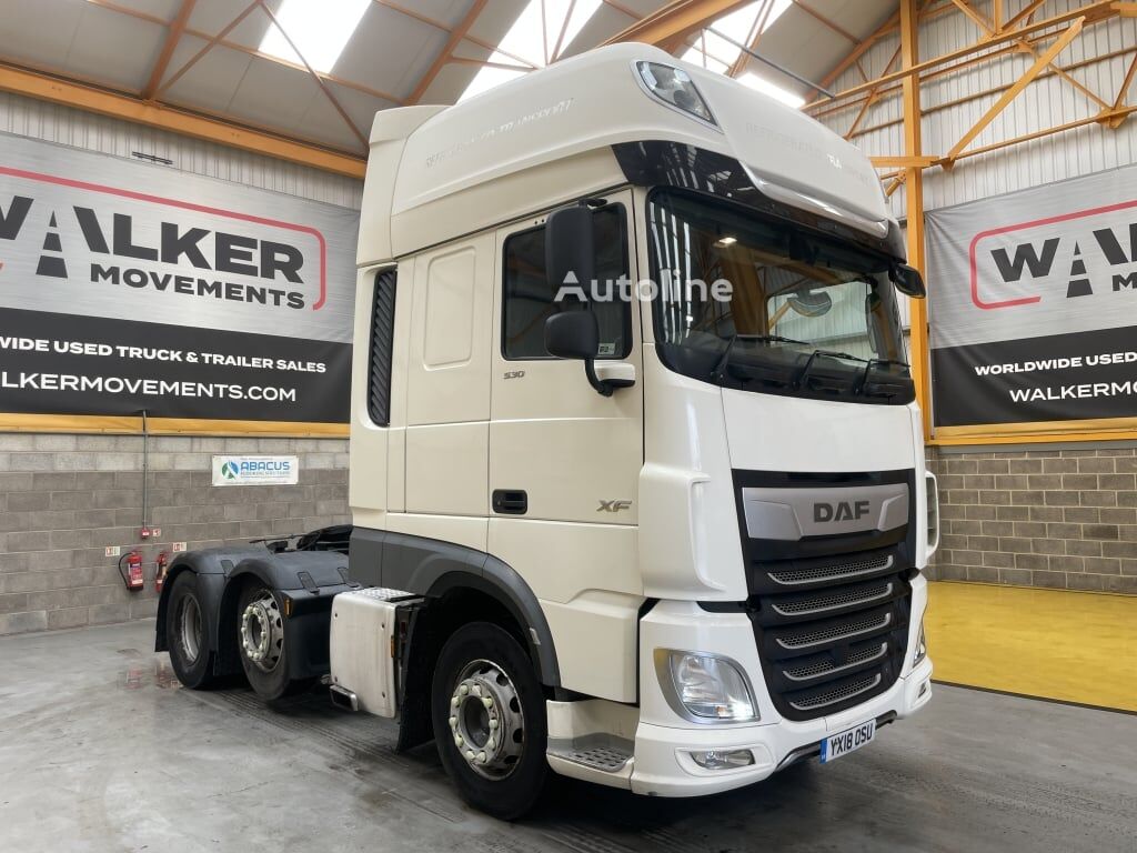 DAF XF106 530 SUPERSPACE *EURO 6* 6X2 TRACTOR UNIT – 2018 – YX18 OSU tegljač