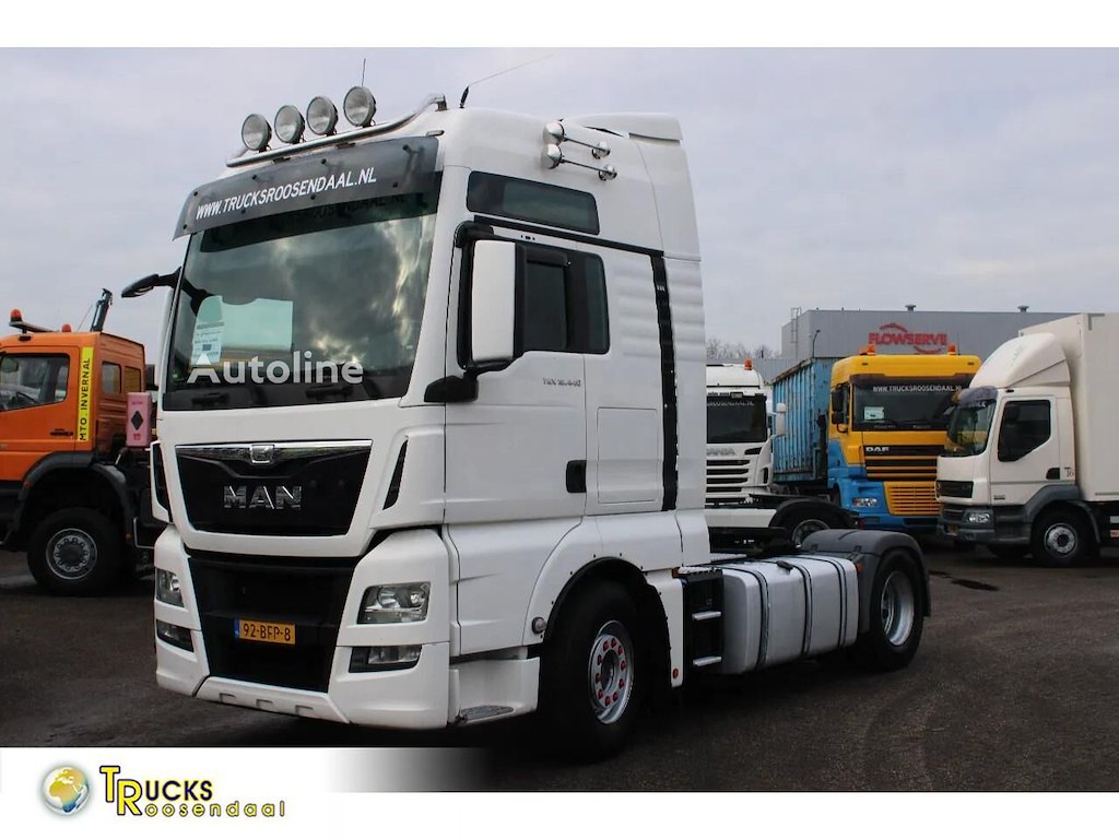 MAN TGX 18.440 + euro 6 + double tank + spoiler tegljač