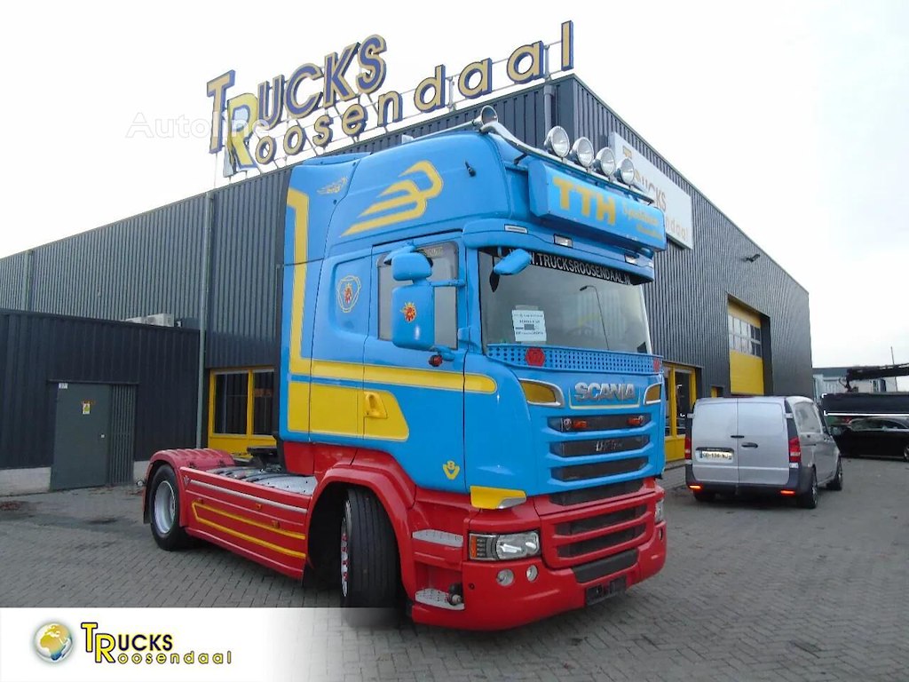 Scania R 520 + ETADE + V8 + euro 6 + NICE TUCK tegljač