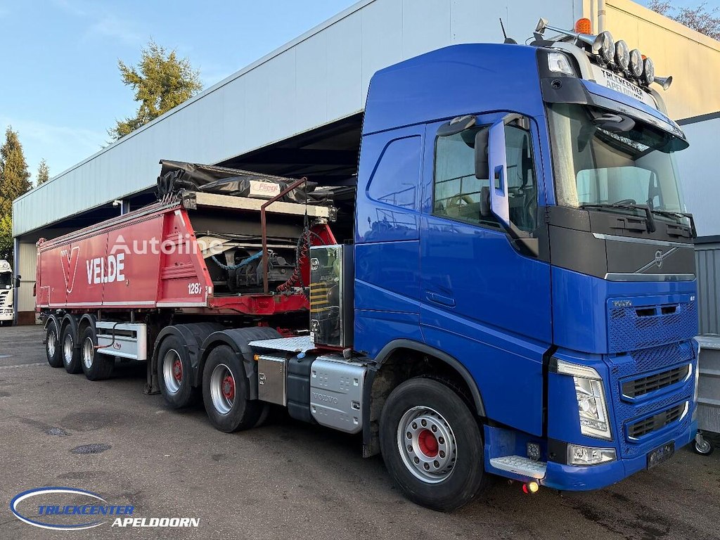 Volvo FH 540 6x4 Tandem lift, Retarder + Fliegl Pushdumper tegljač