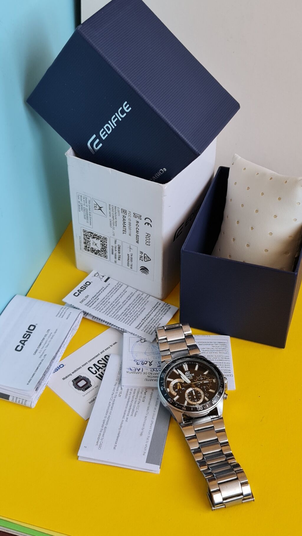 Casio Edifice muški ručni sat – hronograf - Brend/linija: Casio