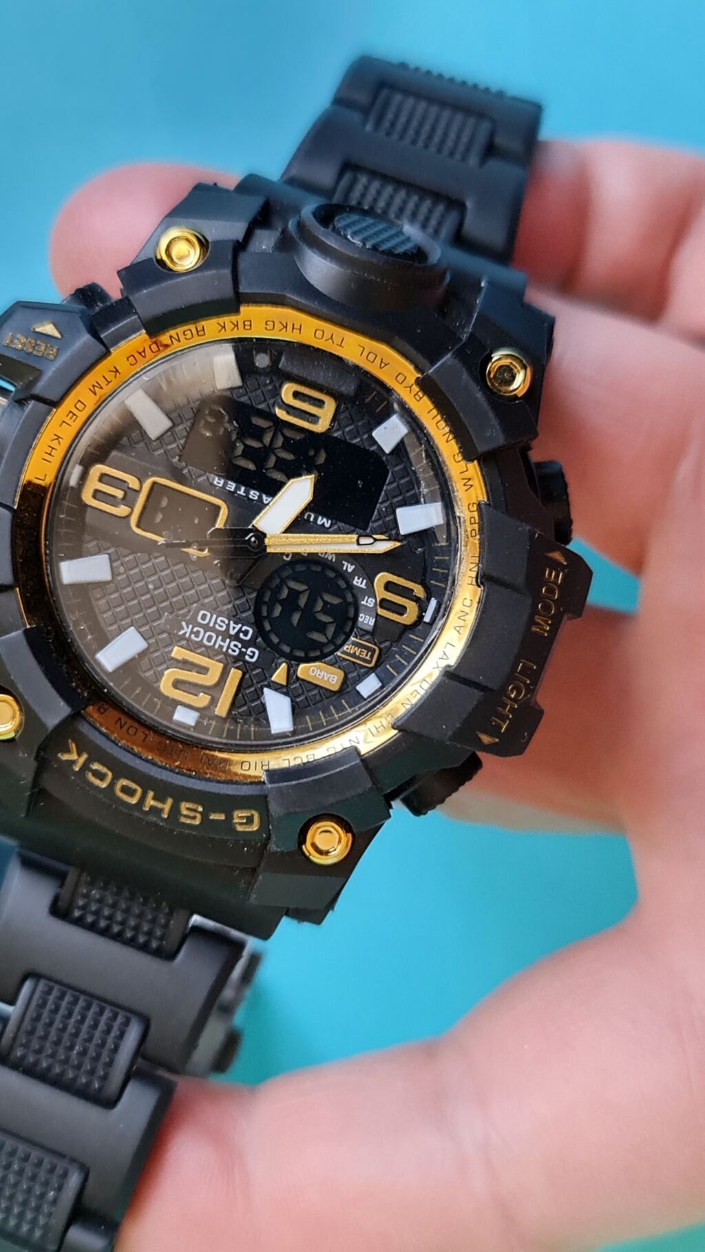 Casio G‑Shock Mudmaster (DW‑6600 stil) – analogno‑digitalni ručni sat
