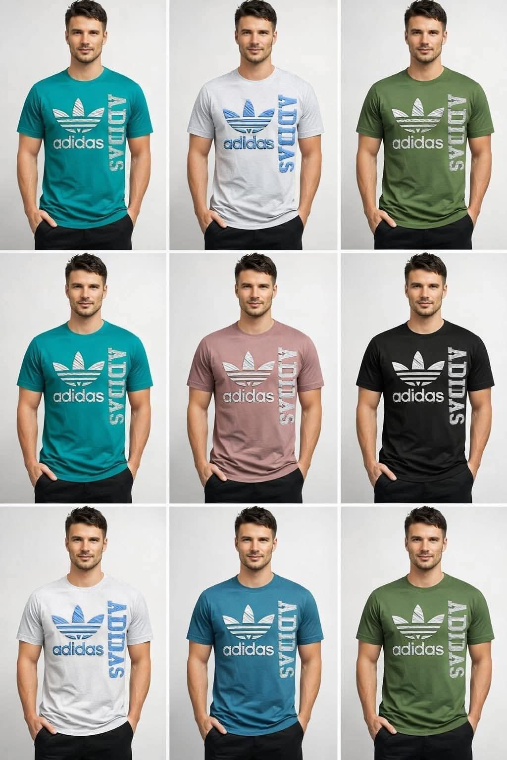 Men's T-shirt Adidas, bоја - Šareno