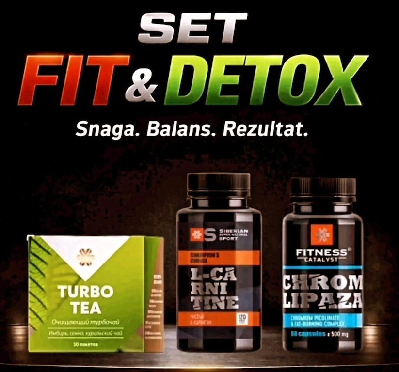 FIT & DETOX set – Snaga. Balans. Rezultat. Komplet dodataka
