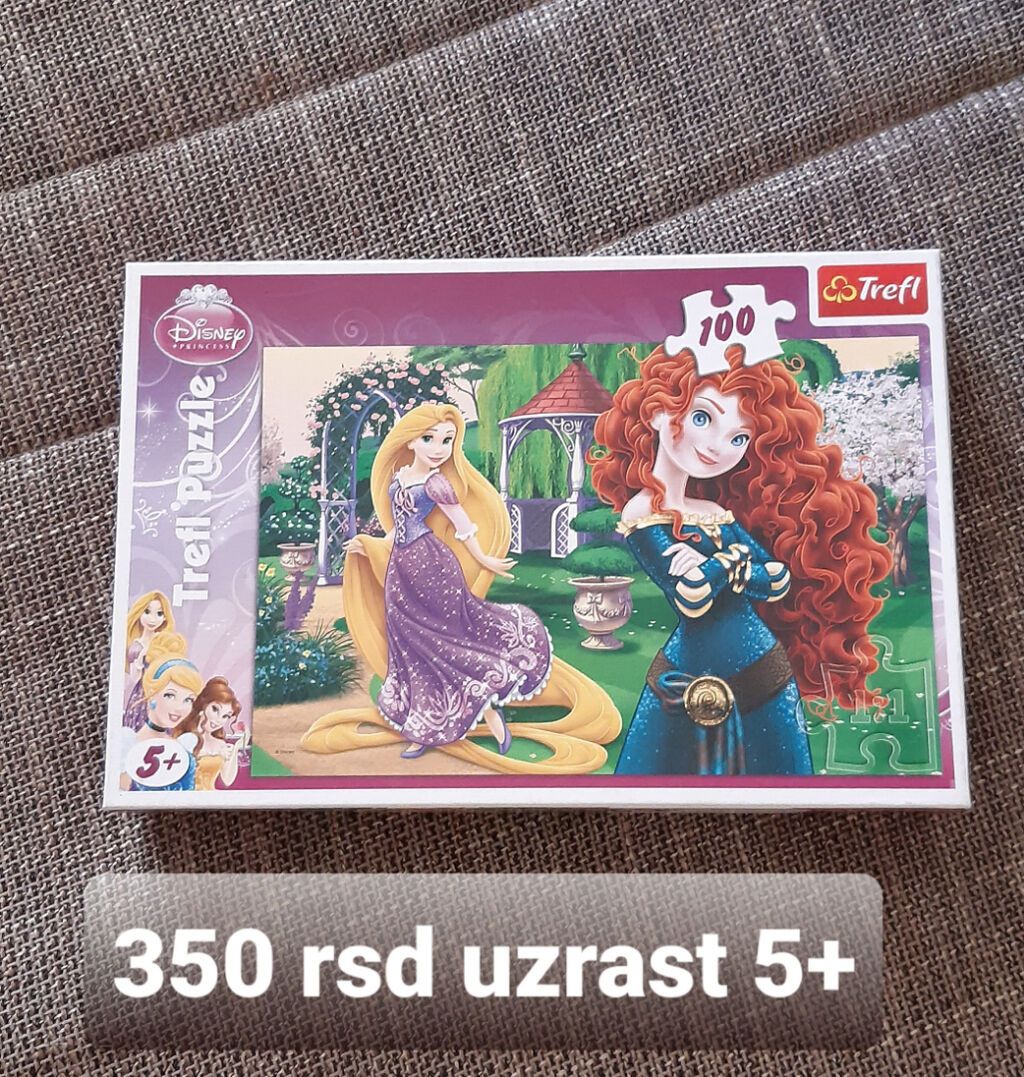 Trefl Puzzle – Disney Princess - Motiv: Disney princeze (Rapunzel i