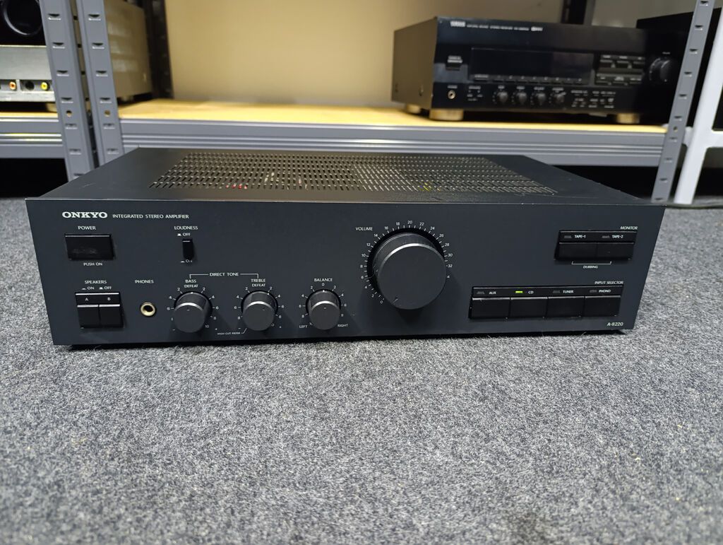 Onkyo A-8220 Integrated Stereo Amplifier Specifications Music