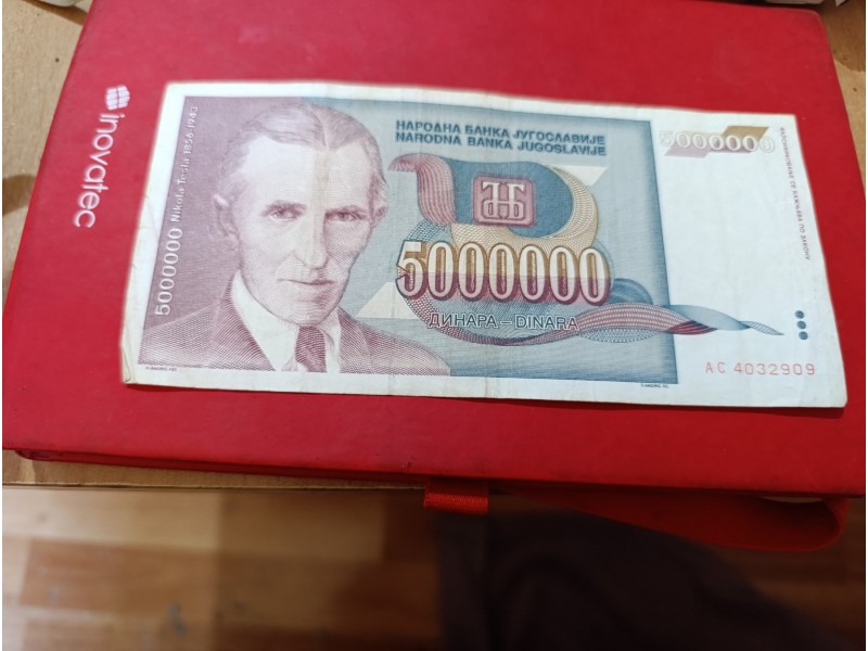5 miliona dinara 1993
