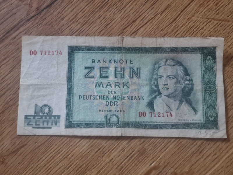 DDR 10 Maraka 1964 Retka