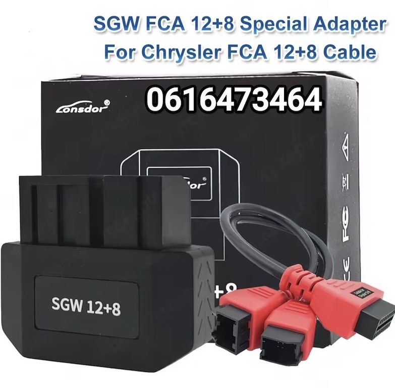 NOVO- Lonsdor SGW FCA Adapter + 12+8 Baypass Kabel Lonsdor FCA SGV