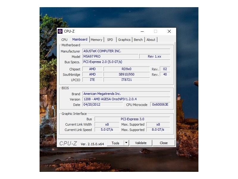 M5A97 Pro + AMD FX 6100 6core + R7 240 2 GB