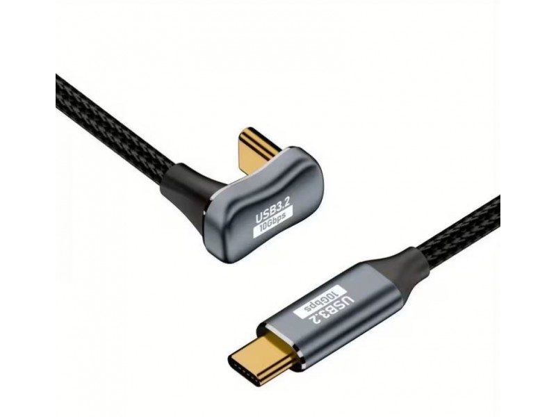 USB-C na USB-C kabel (po 180 stepeni) 2m