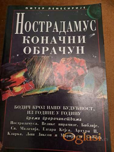 Piter Lemesirije, Nostradamus konačni obračun. Cena: 850 dinara. Tel. 060-5858153
