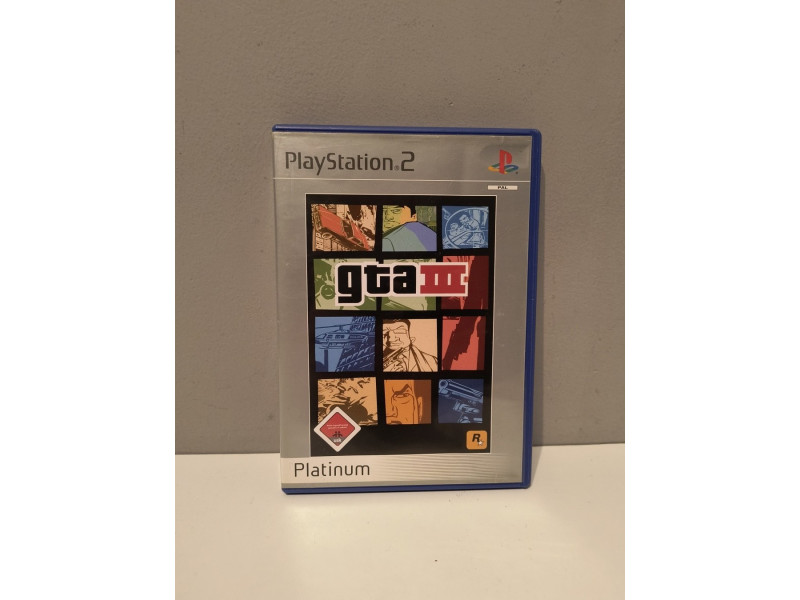 GTA 3 - PlayStation 2 PS2