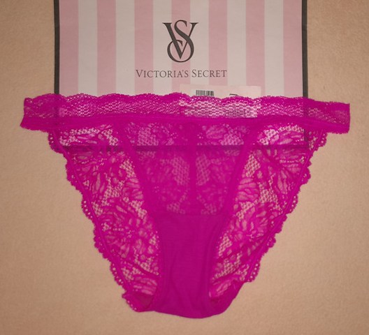 Victoria secret ciklama cipka brazilka NOVO!%