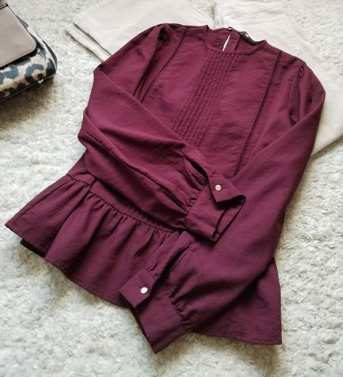    ZARA boho burgundy košulja ☆ Vel 38/M ☆