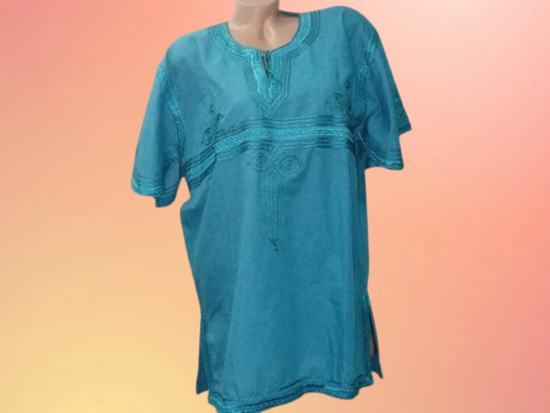 ❤️PAMUCNA PLAVA TUNIKA❤️NOVO-XL-XXL