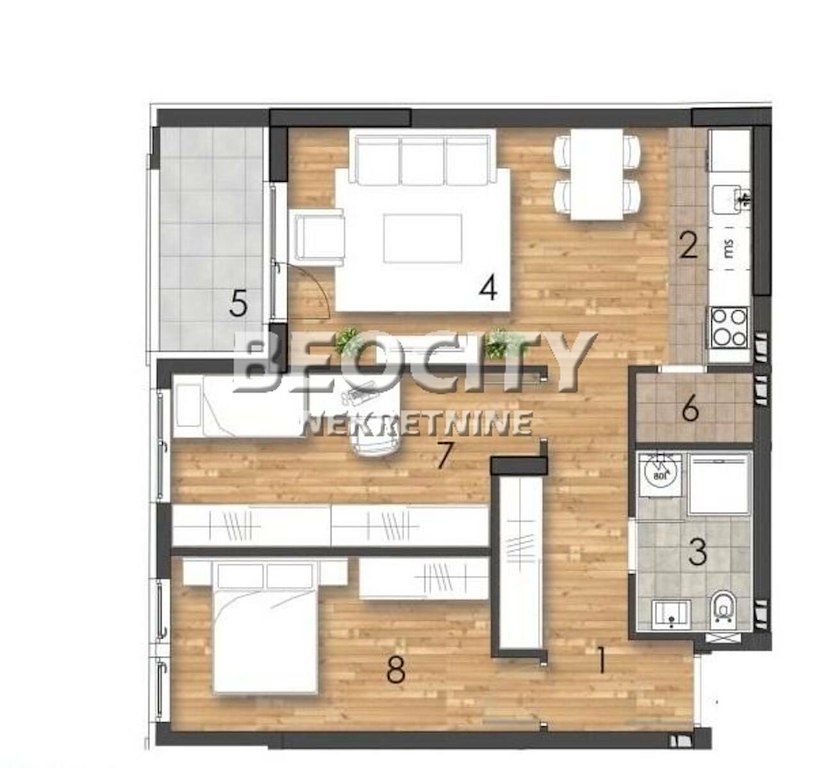 Trosoban stan, Novi Sad - Telep | Prodaja · 65m² · 177.705€