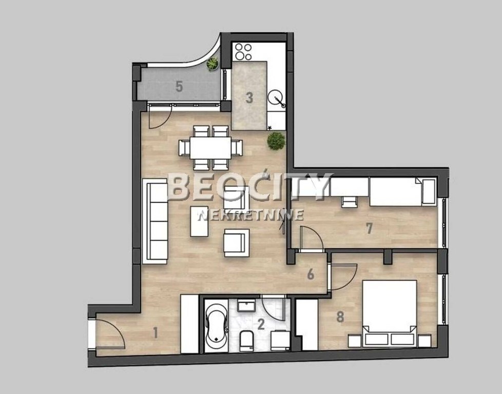 Trosoban stan, Novi Sad - Socijalno | Prodaja · 65m² · 244.746€