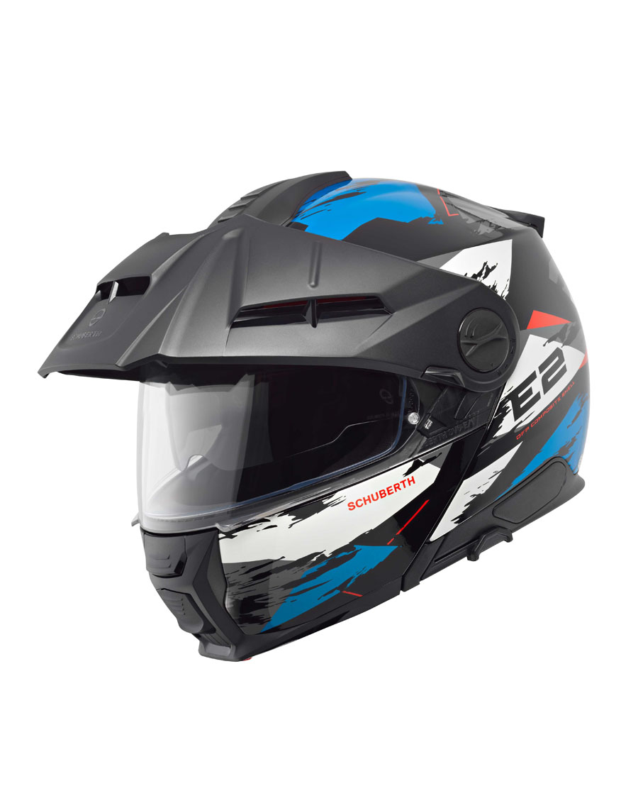 Schuberth flip-up adventure kaciga E2 Trail plava