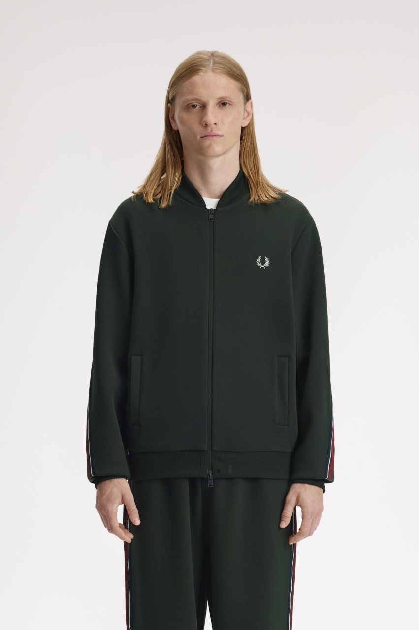 FRED PERRY STRIPE JAKNA NGREEN