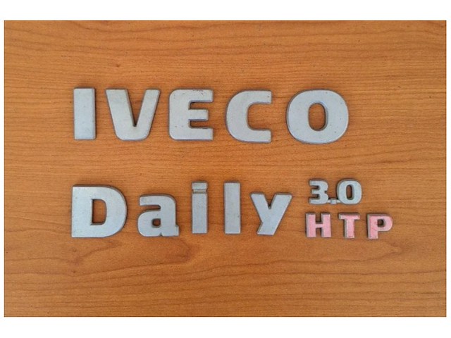 IVECO Daily 3.0 htp,fabricke aluminijumske oznake