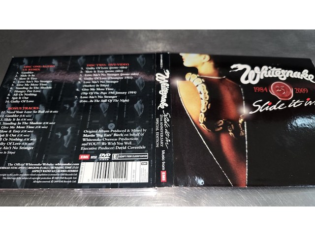 Whitesnake - Slide it in CD + DVD , ORIGINAL