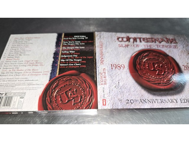 Whitesnake - Slip of the tongue CD+DVD , ORIGINAL