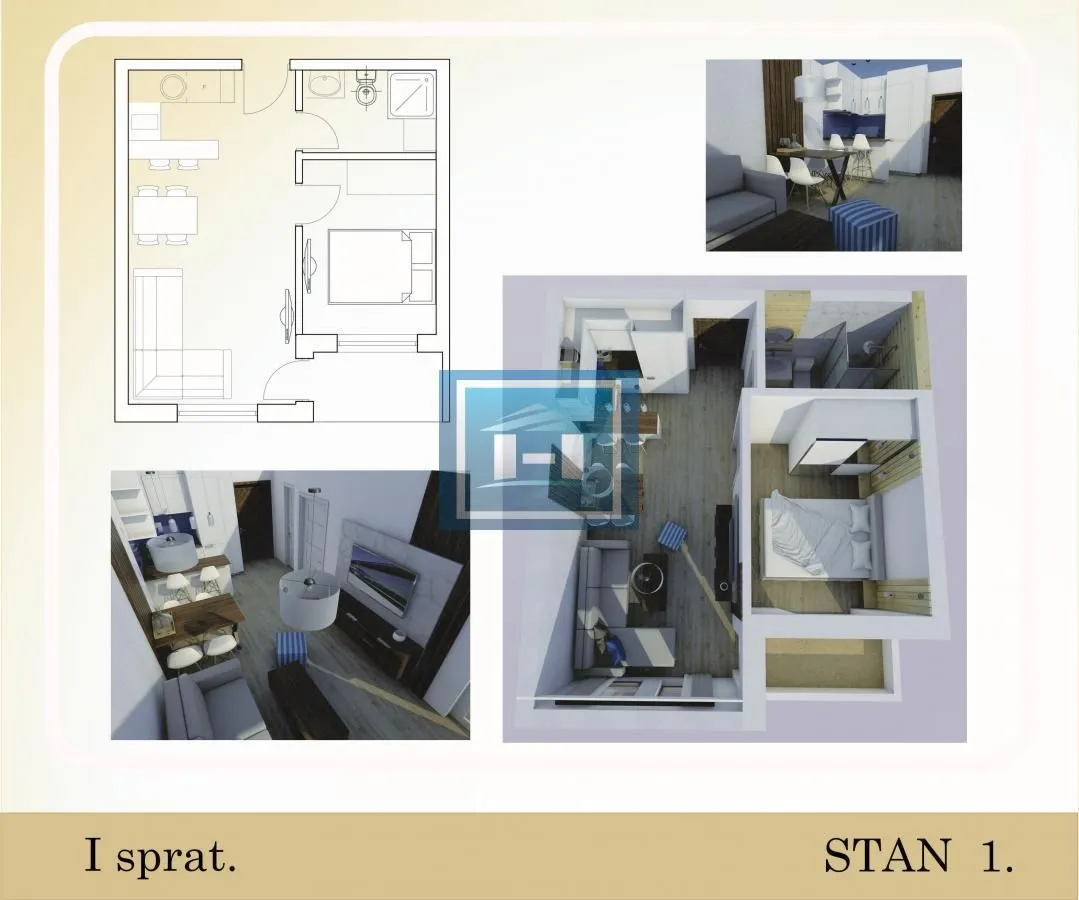 Prodaja, jednosoban stan, 34m², Aqua park, Jagodina