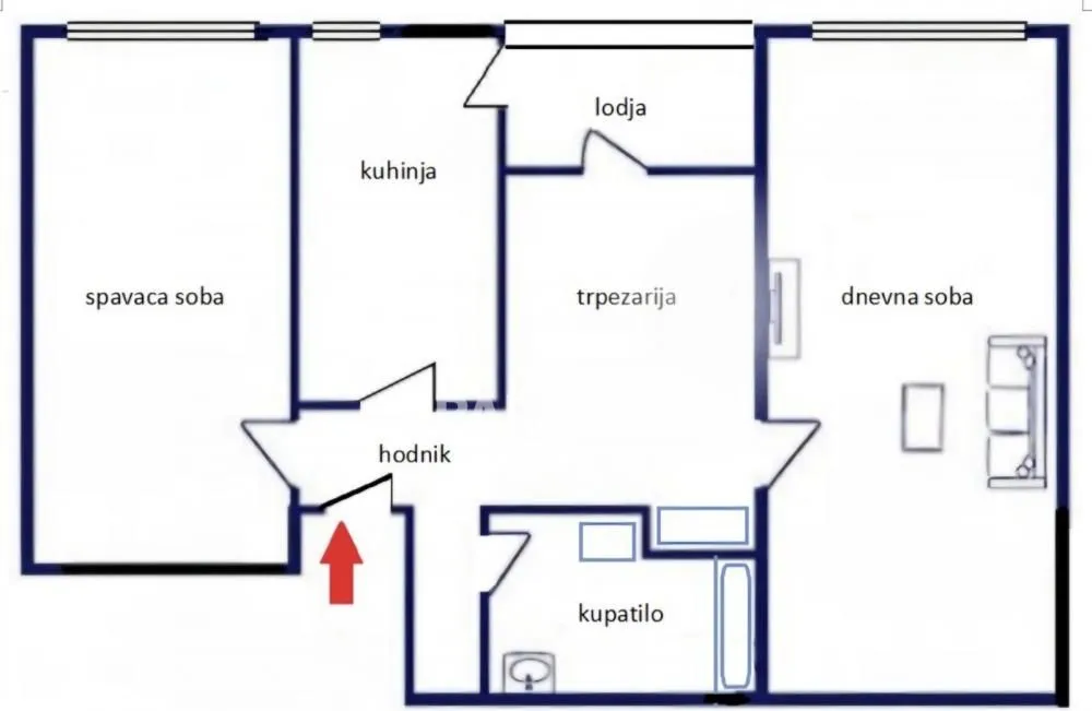 Prodaja, dvosoban stan, 58m², Zemun Sve Podlokacije, Beograd