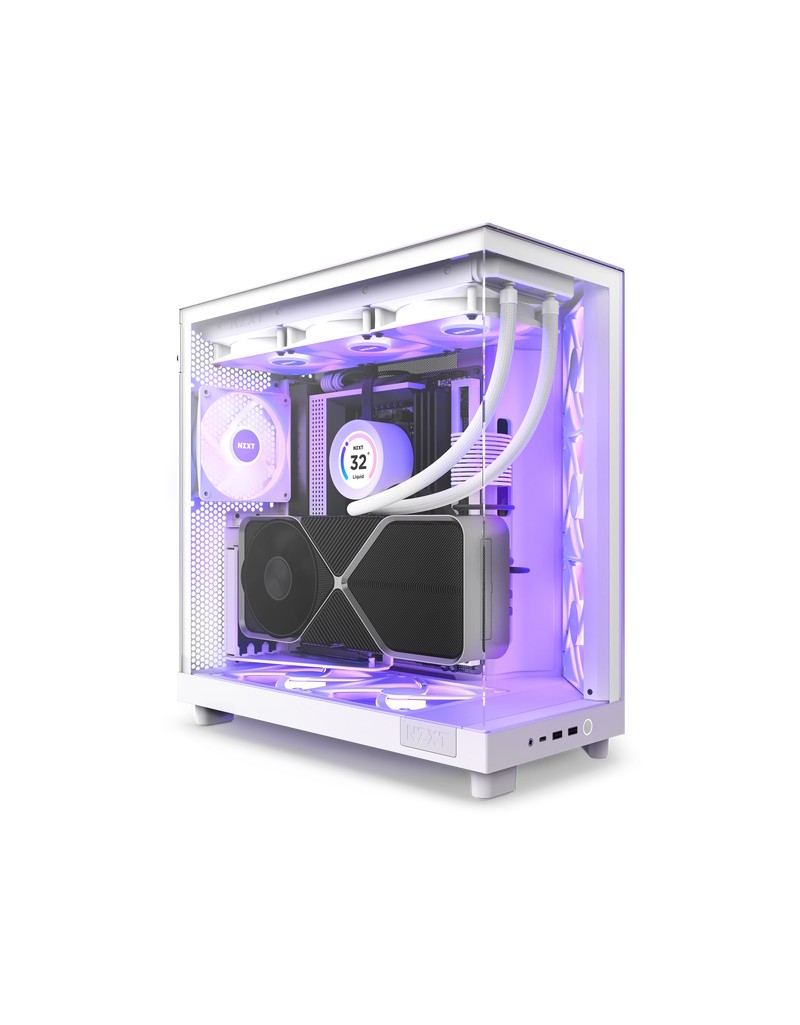 NZXT H6 Flow RGB kuciste belo (CC-H61FW-R1)