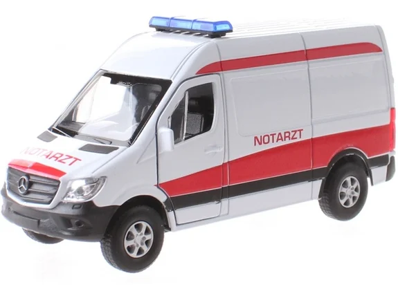 Welly Metalni kombi Mercedes sprinter notarzt 21661Z