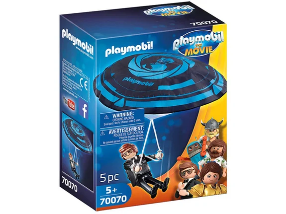 Playmobil Movie Rex Dasher sa padobranom