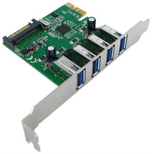 Secomp Value PCI-Express Adapter 4xUSB3.0 5 Gbit/s