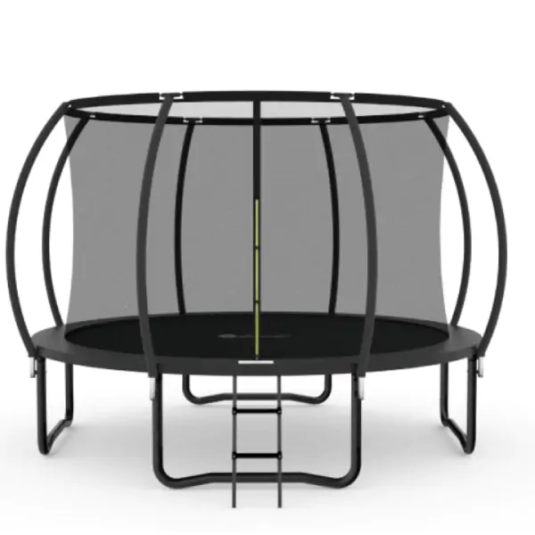 Trambolina Trampolina Premium Stil Crna 366cm sa merdevinama i unutrašnjom sigurnosnom mrežom 13161PS