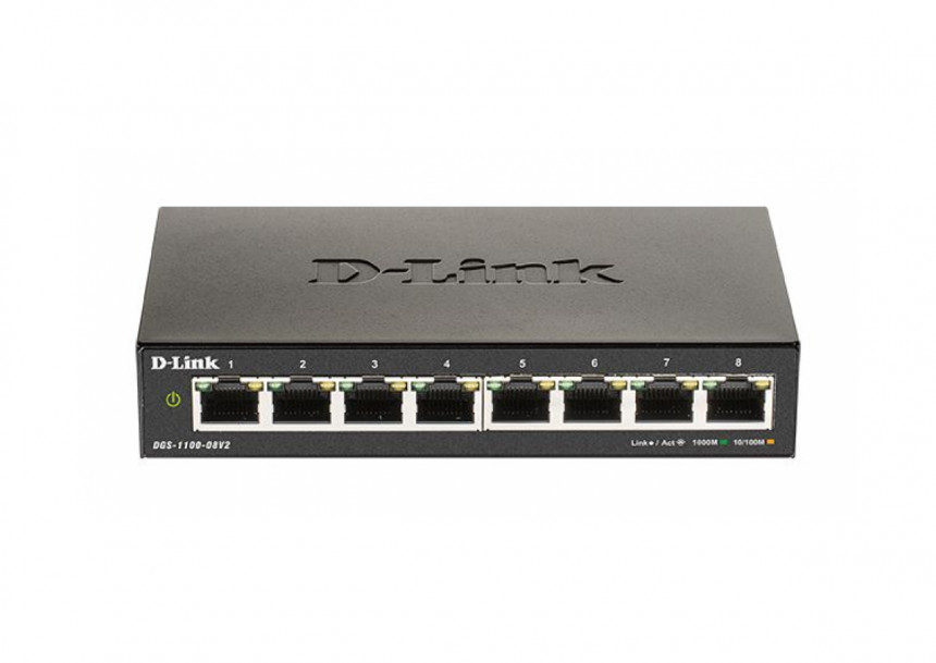 D-Link switch web upravljivi, DGS-1100-08V2/E