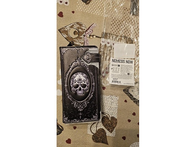 Nemesis Now - Baroque Skull purse/novcanik