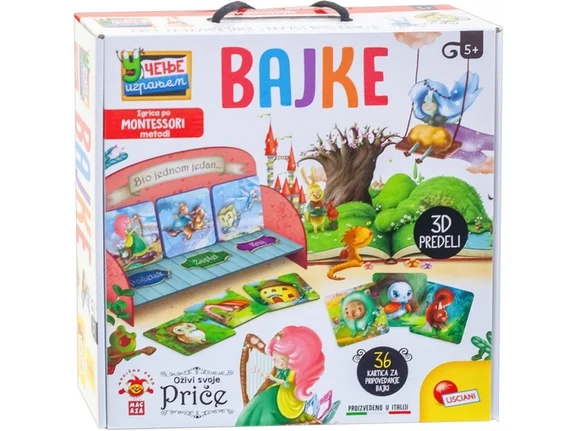 Lisciani Kreativna igra Montesori Oživi svoje priče iz bajke
