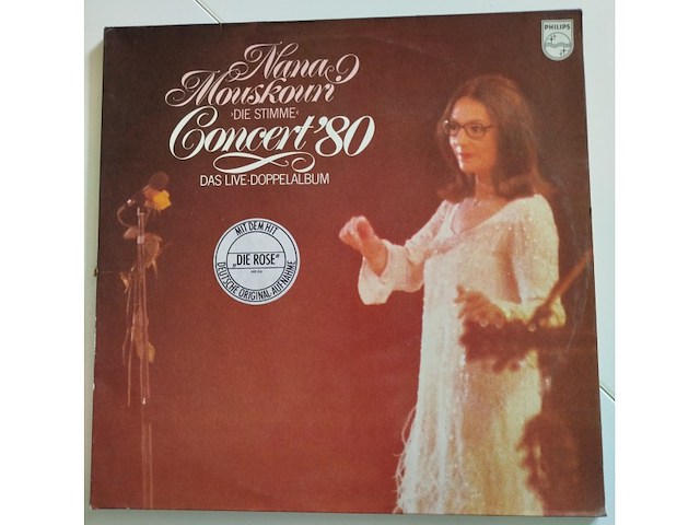 Nana Mouskouri ‎– Concert `80 ›Die Stimme‹ (Das Live-Do