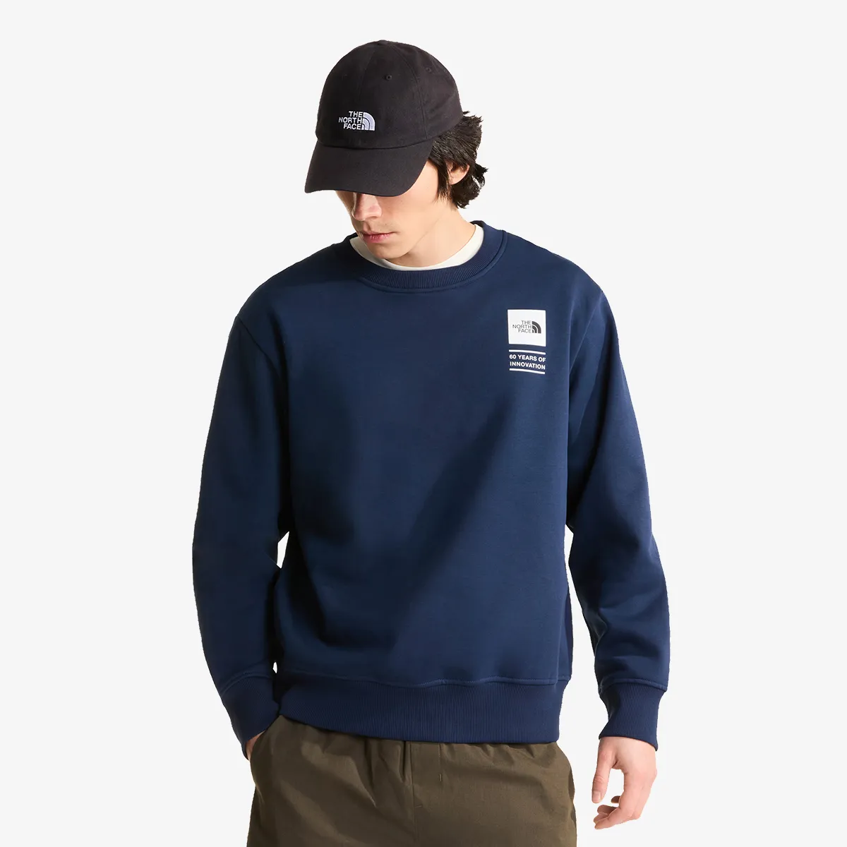 the north face dukserica u tnf celebration relaxed crew-graphic