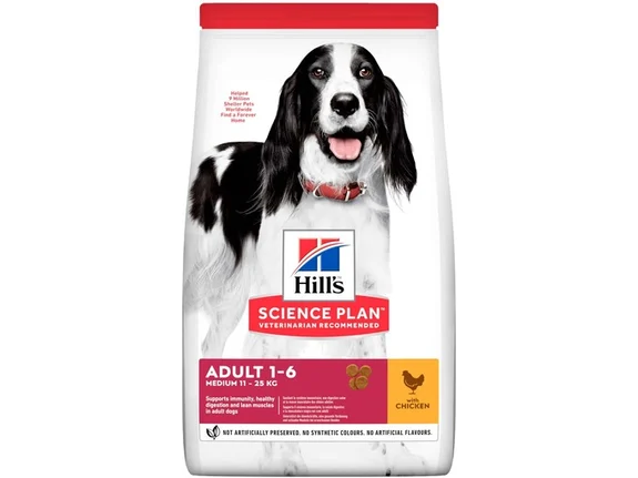 Hill's science plan Hrana za pse Adult medium piletina