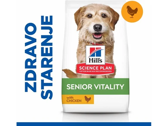 Hill's science plan Hrana za pse Senior vitality small & mini piletina 6 kg