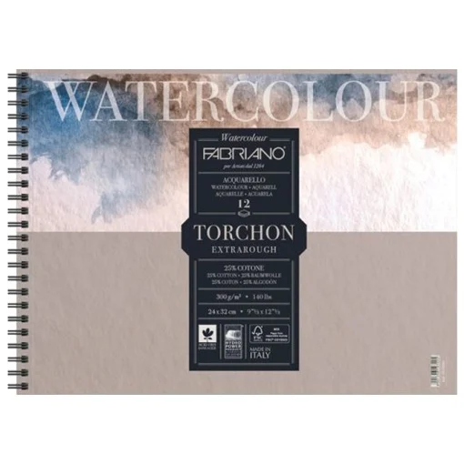 Blok Watercolour Studio Torchon spirala 24x32cm 12L 300g Fabriano