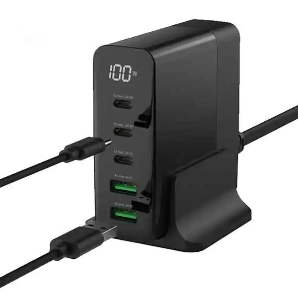 USB punjač sa LCD displejom DC5140PD 140W Ansmann