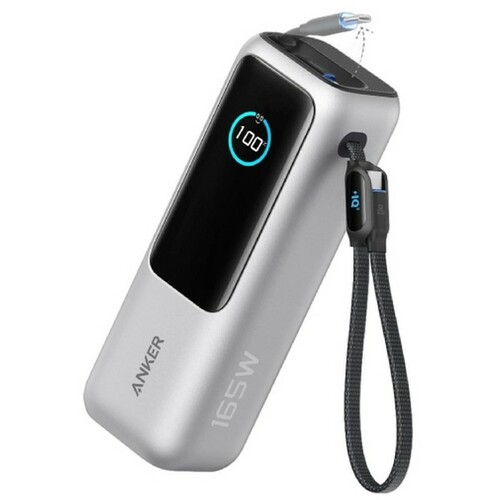 ANKER Power bank 25000mAh Built-In USB-C 165W Silver