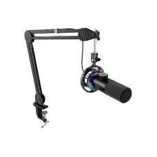 FIFINE T658 USB RGB dinamički mikrofon sa stalkom, crni