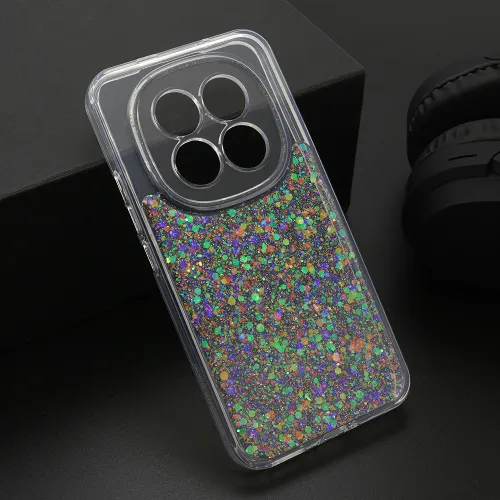 Futrola - maska CRYSTAL GLOW za Xiaomi Redmi Note 15 5G srebrna (MS)